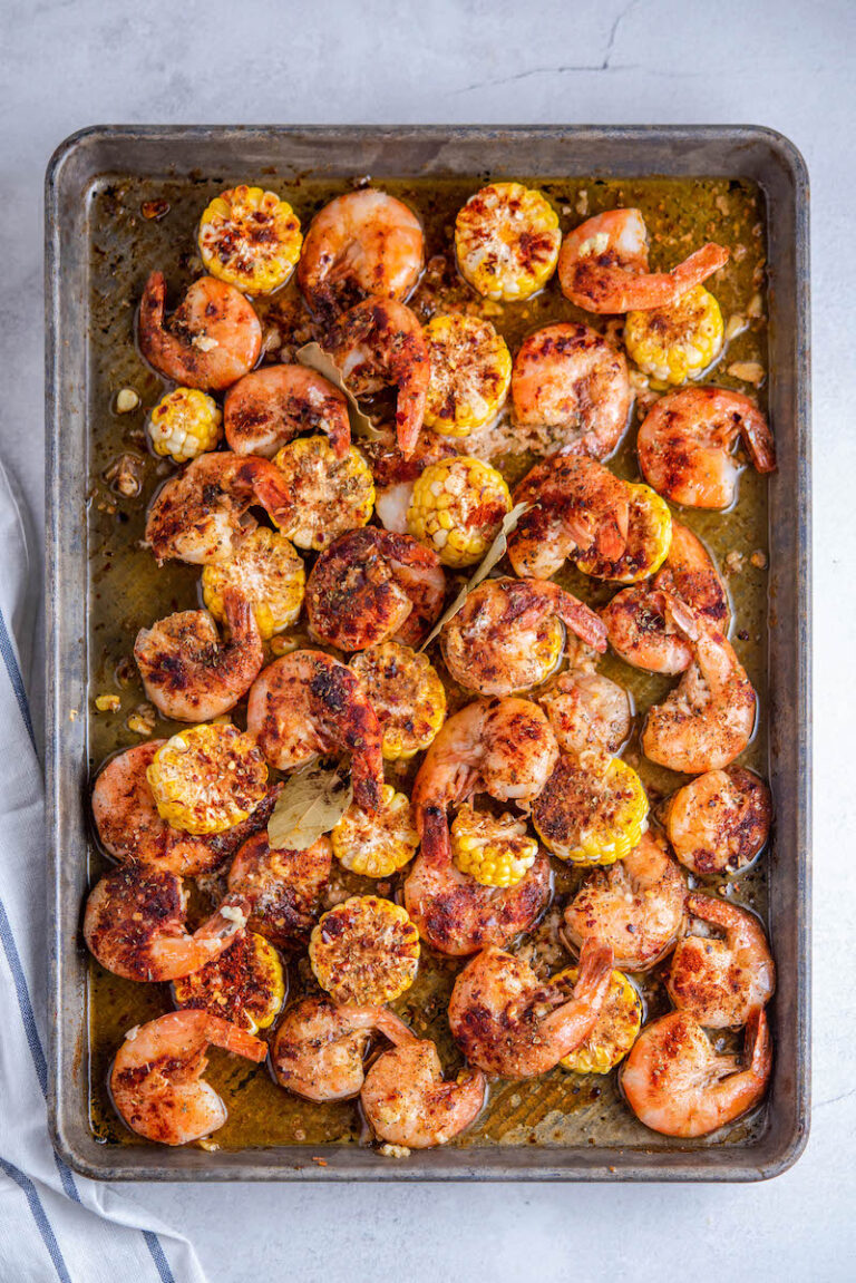 Sheet Pan Garlic Butter Shrimp | Easy Dinner Ideas