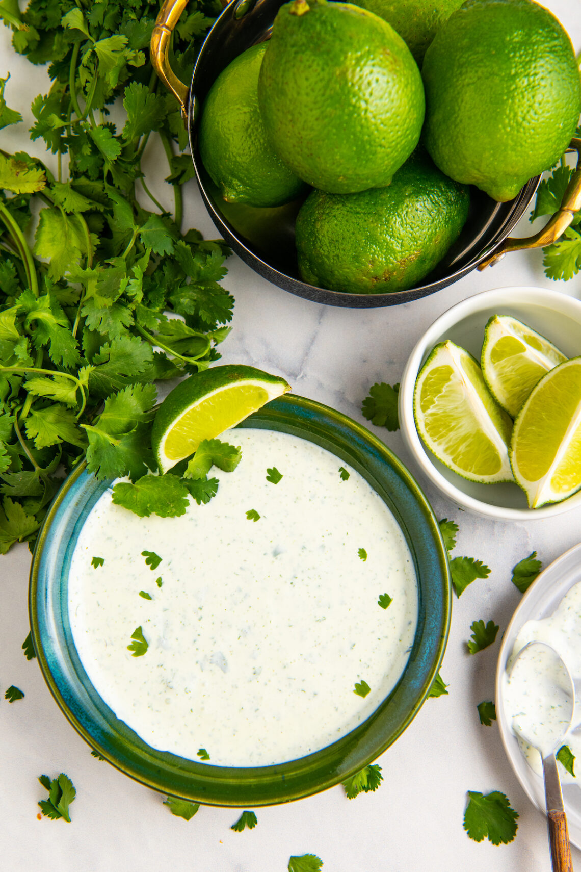 Cilantro Lime Crema | Easy Dinner Ideas