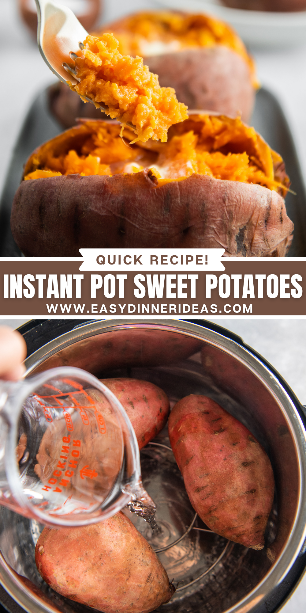 PERFECT Instant Pot Sweet Potatoes | Easy Dinner Ideas