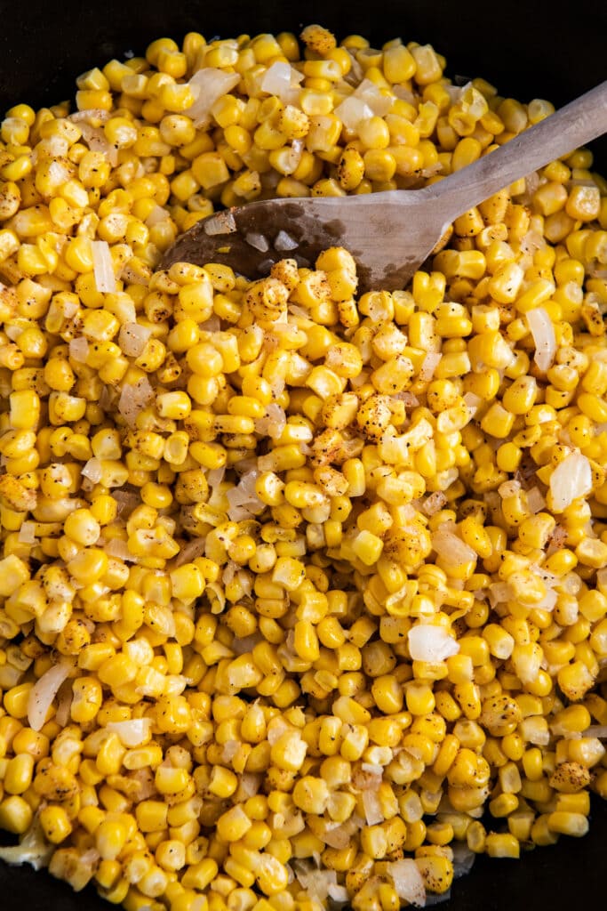 Easy Skillet Fried Corn Recipe | Easy Dinner Ideas