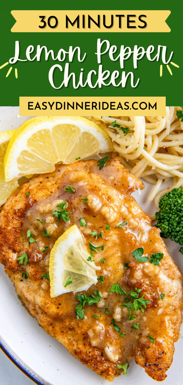 The BEST Lemon Pepper Chicken Recipe | Easy Dinner Ideas
