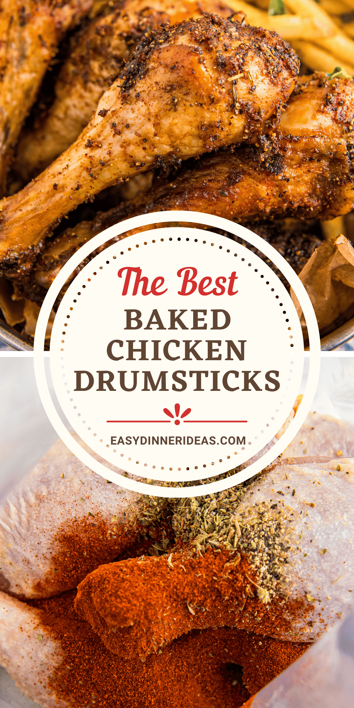 Easy Baked Chicken Legs Recipe | Easy Dinner Ideas