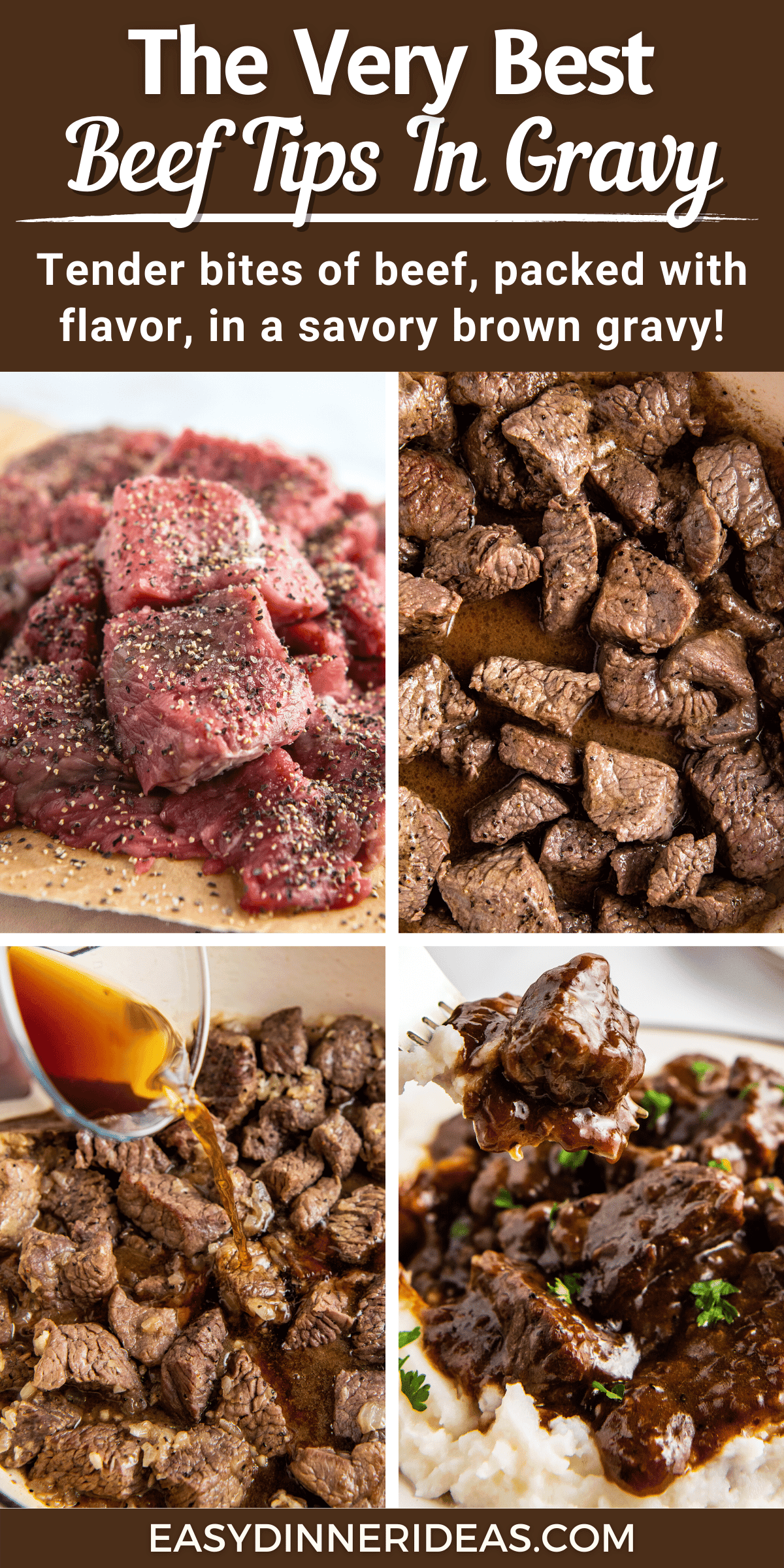 The Best Beef Tips And Gravy Recipe Easy Dinner Ideas