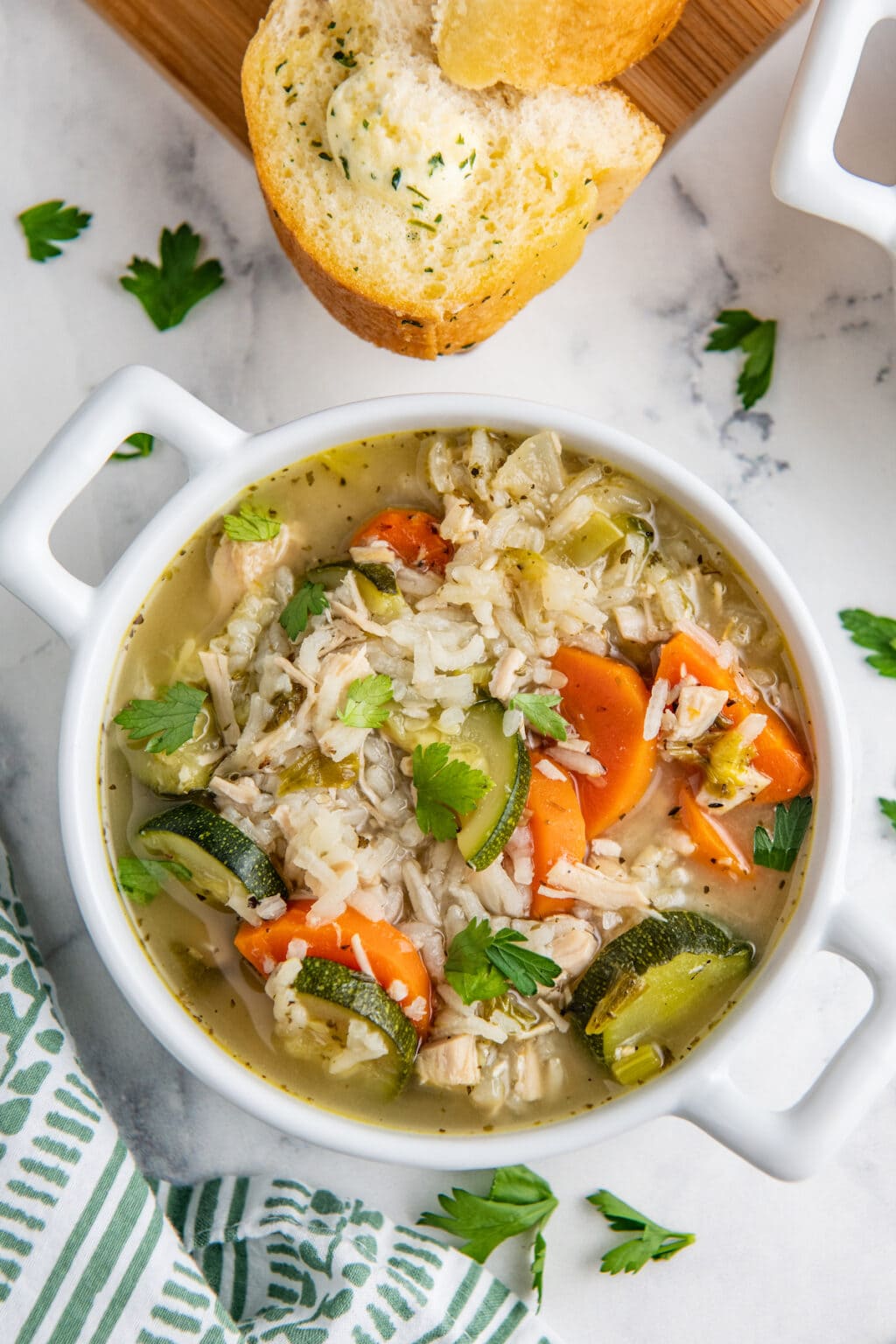 Chicken and Rice Soup | Easy Dinner Ideas