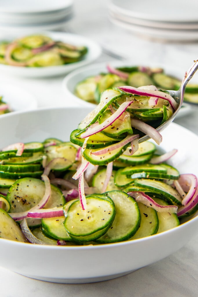 Cucumber Salad | Easy Dinner Ideas