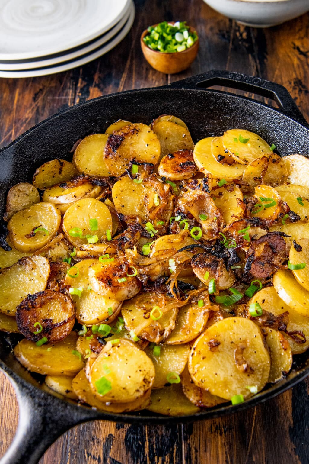 Fried Potatoes and Onions | Easy Dinner Ideas