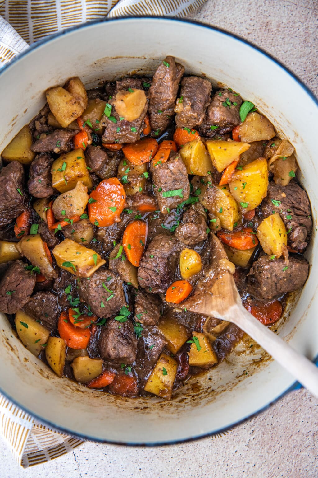 Beef Stew with Carrots and Potatoes | Easy Dinner Ideas