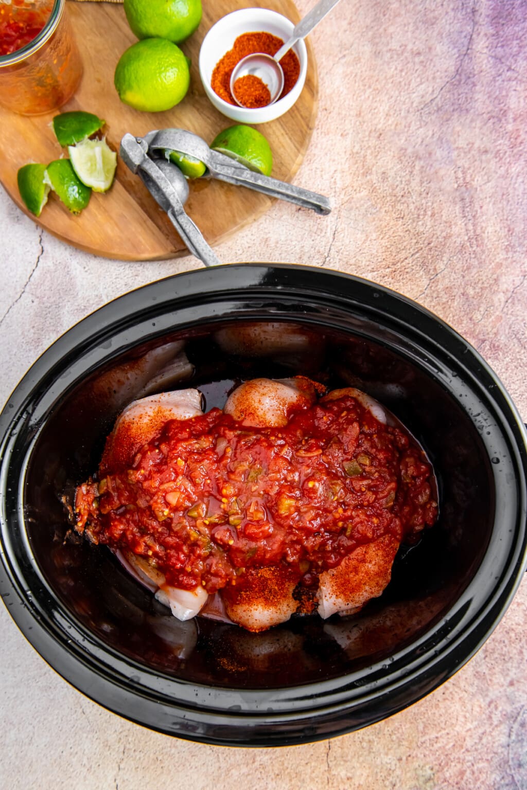 Crockpot Salsa Chicken | Easy Dinner Ideas