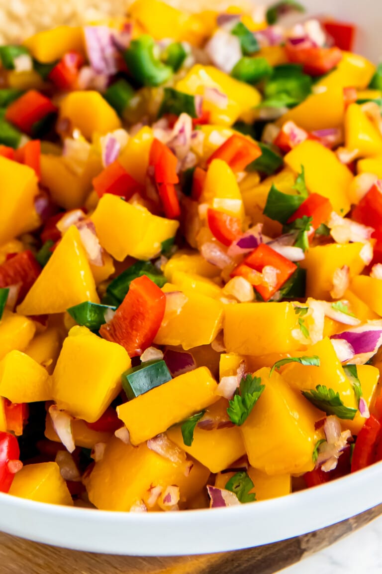 Mango Salsa Recipe | Easy Dinner Ideas