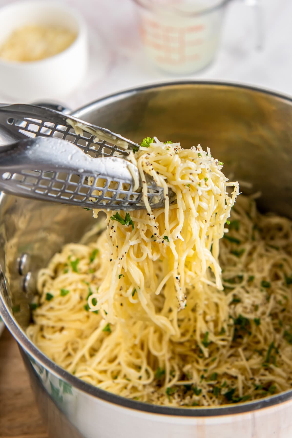 Buttery Parmesan Noodles Recipe | Easy Dinner Ideas