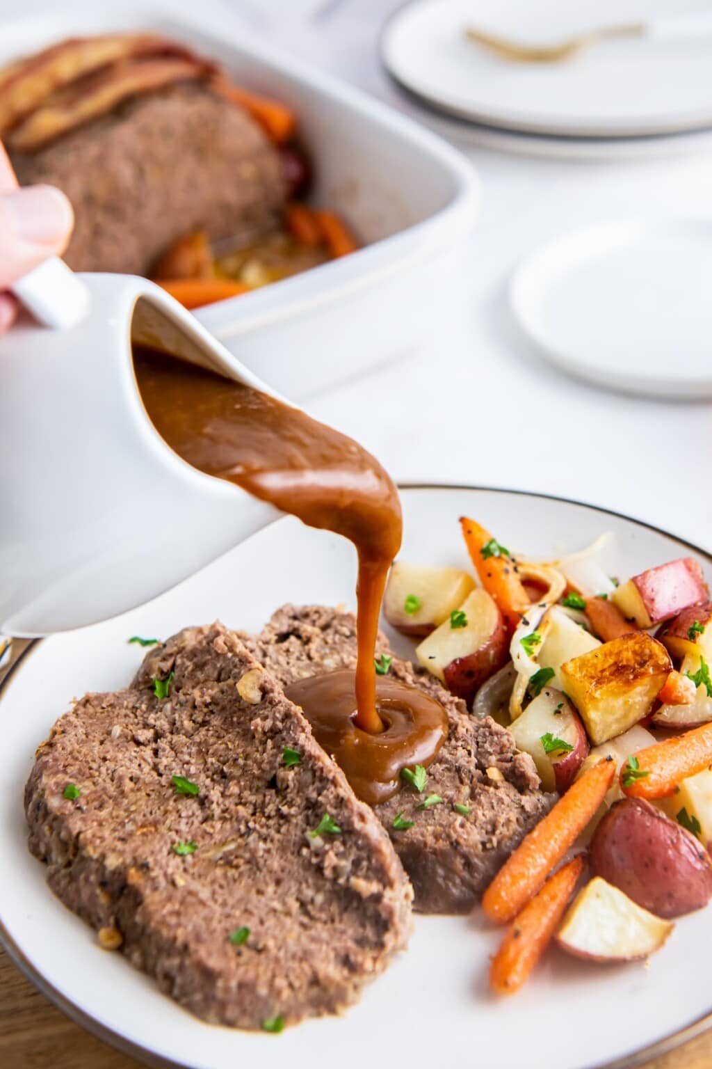 Easy Meatloaf With Vegetables | Easy Dinner Ideas