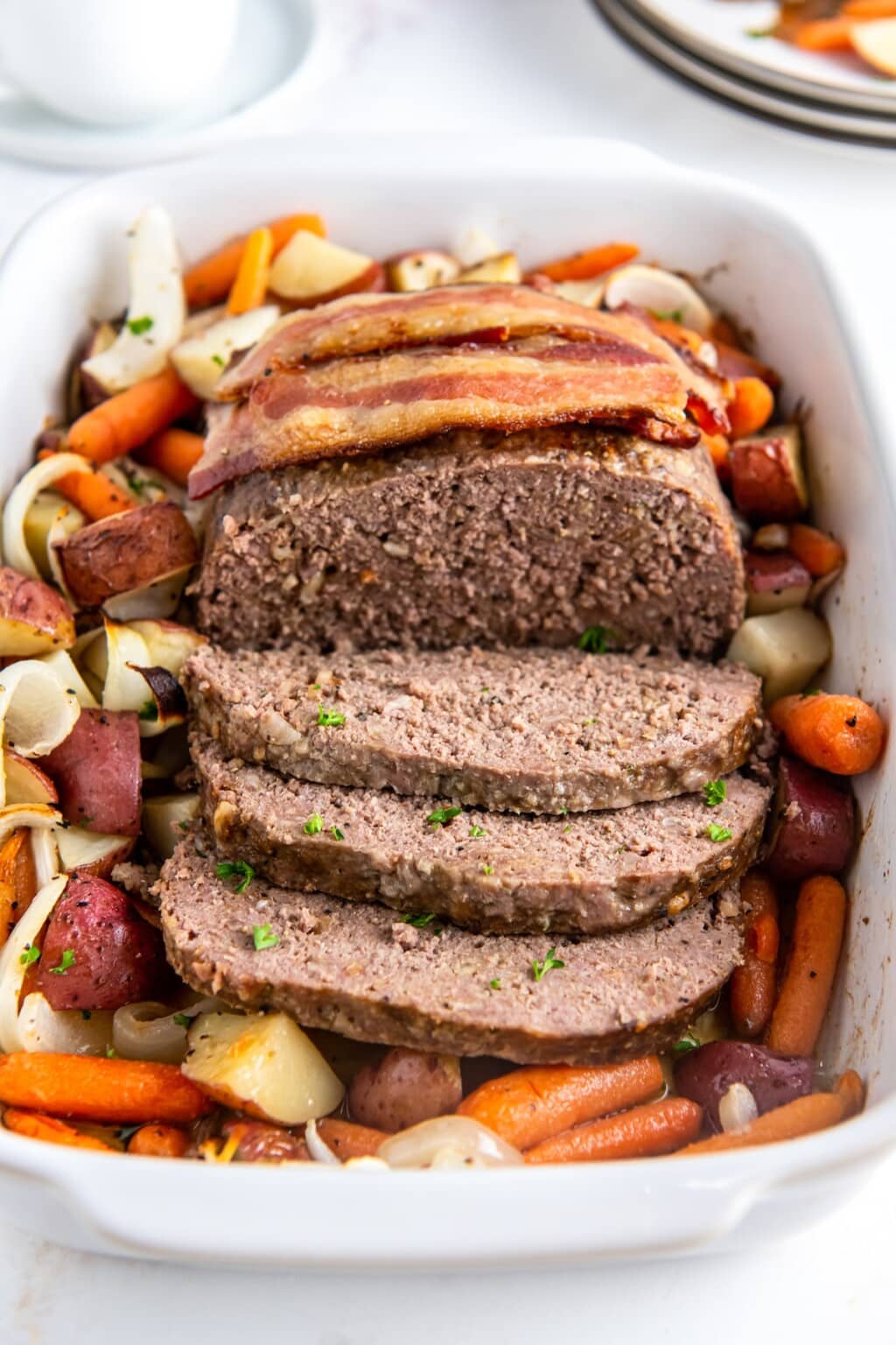 Easy Meatloaf With Vegetables | Easy Dinner Ideas