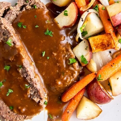 Easy Meatloaf With Vegetables | Easy Dinner Ideas