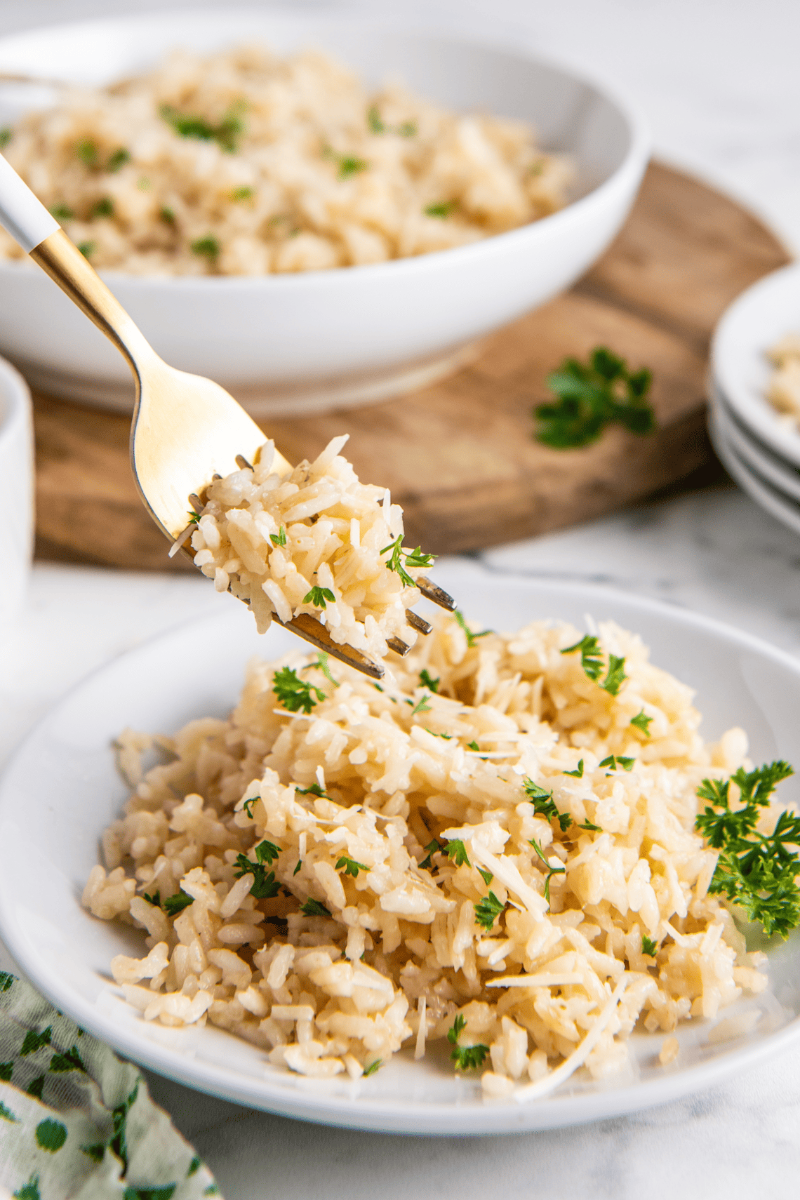 Parmesan Garlic Rice Recipe | Easy Dinner Ideas