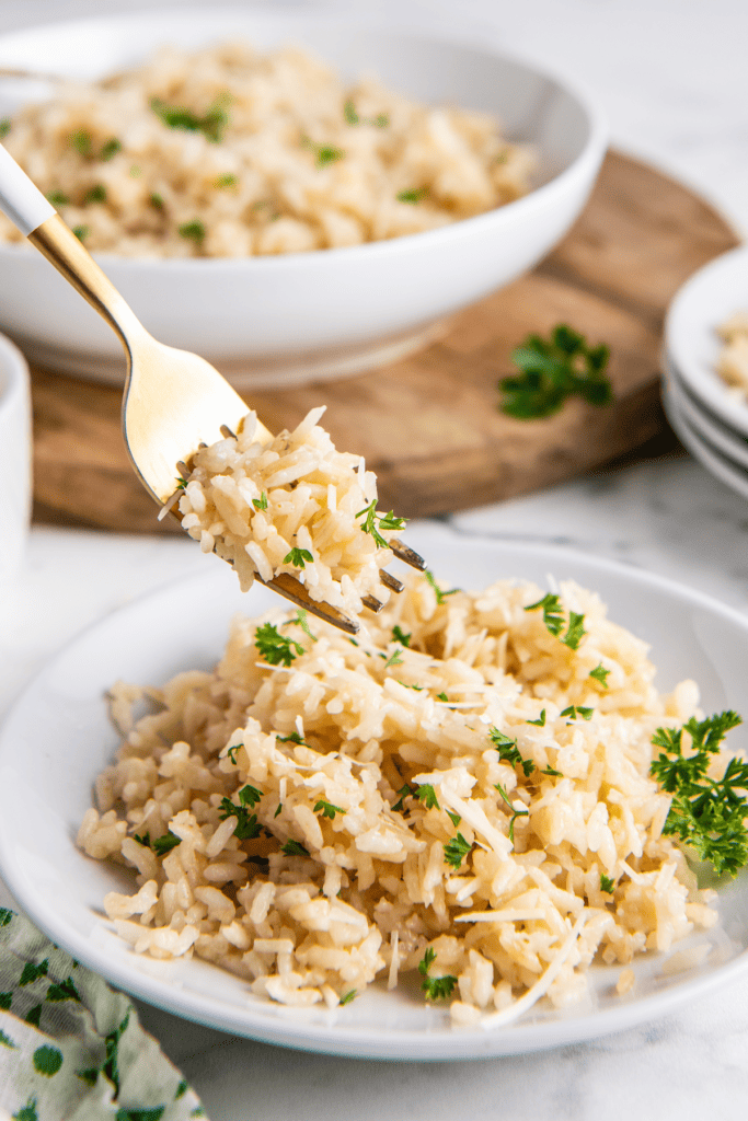 Parmesan Garlic Rice Recipe | Easy Dinner Ideas
