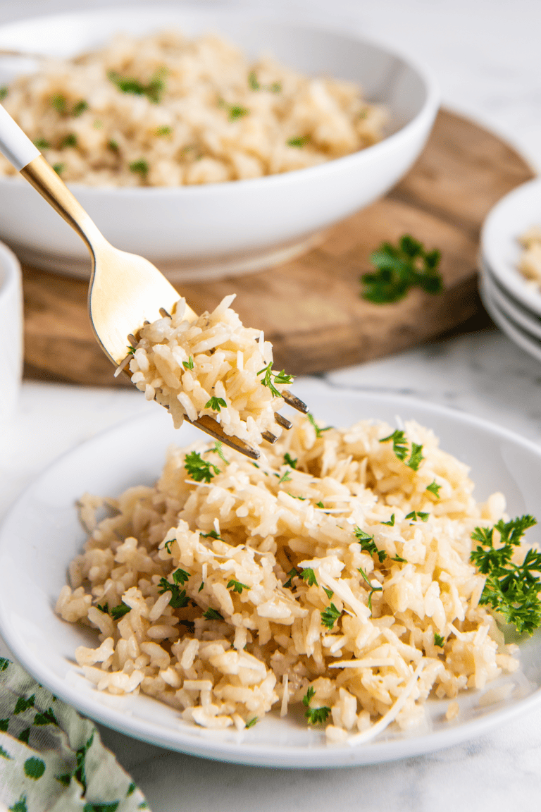 Parmesan Garlic Rice Recipe | Easy Dinner Ideas