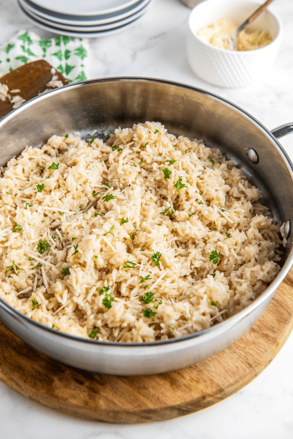 Parmesan Garlic Rice Recipe | Easy Dinner Ideas