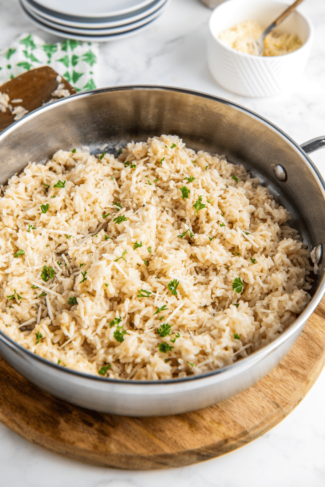 Parmesan Garlic Rice Recipe | Easy Dinner Ideas