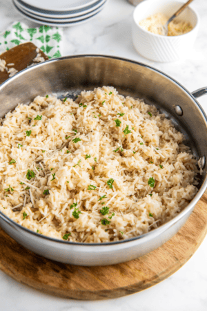 Parmesan Garlic Rice Recipe | Easy Dinner Ideas