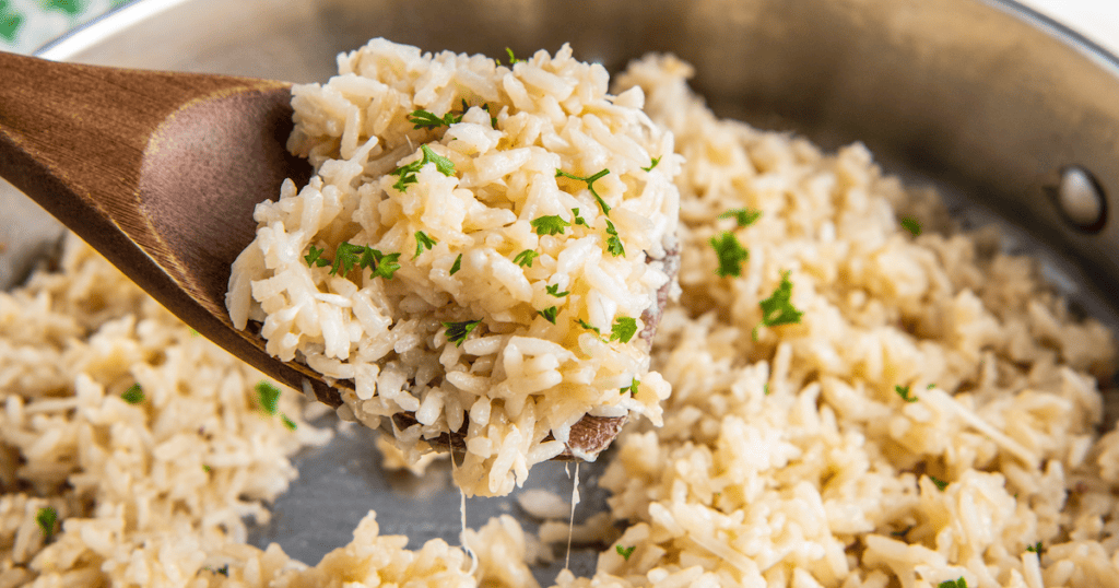 Best Garlic Parmesan Rice Recipe in 20 Mins! | Easy Dinner Ideas