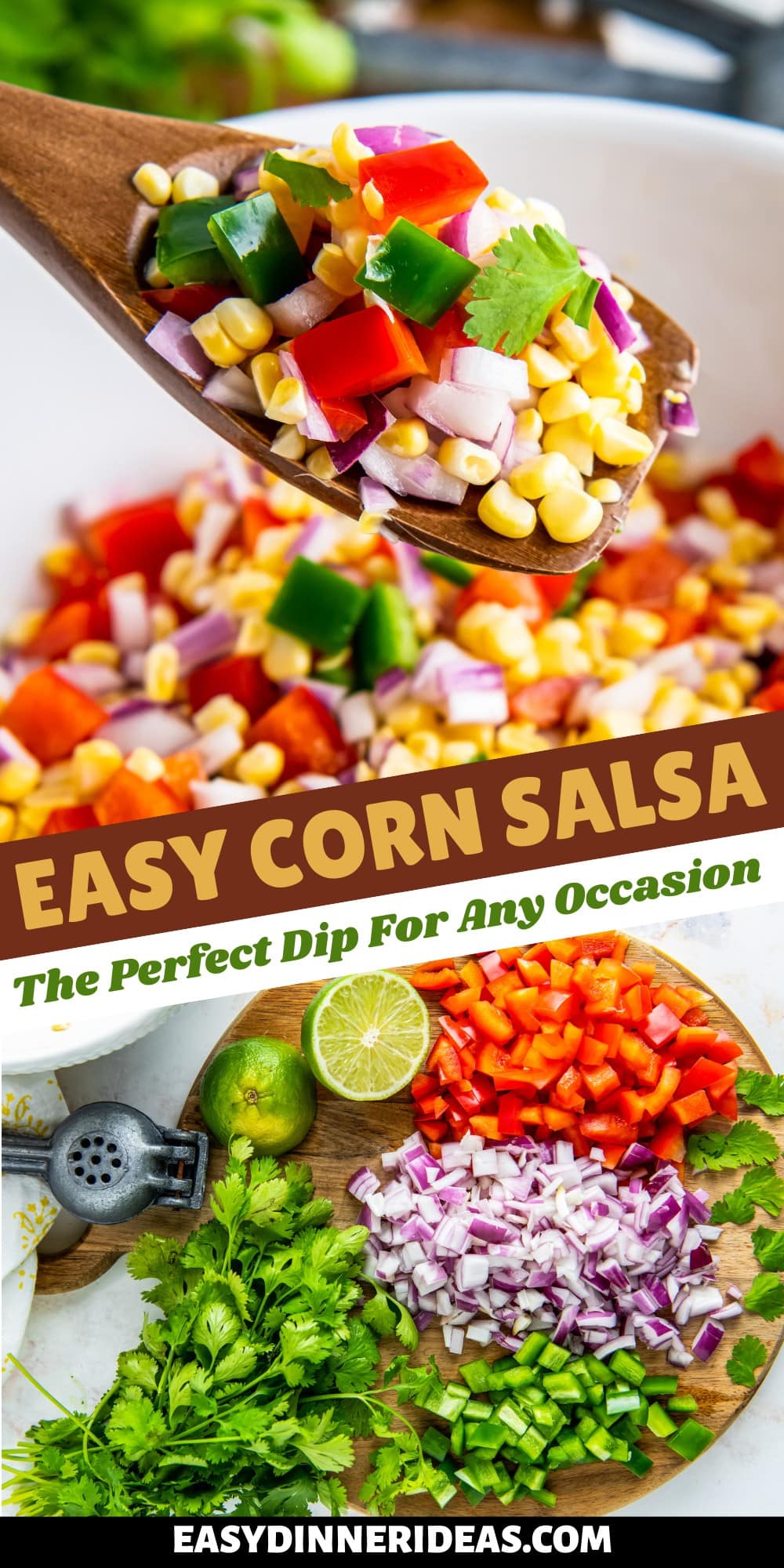 Easy Fresh Corn Salsa | Easy Dinner Ideas