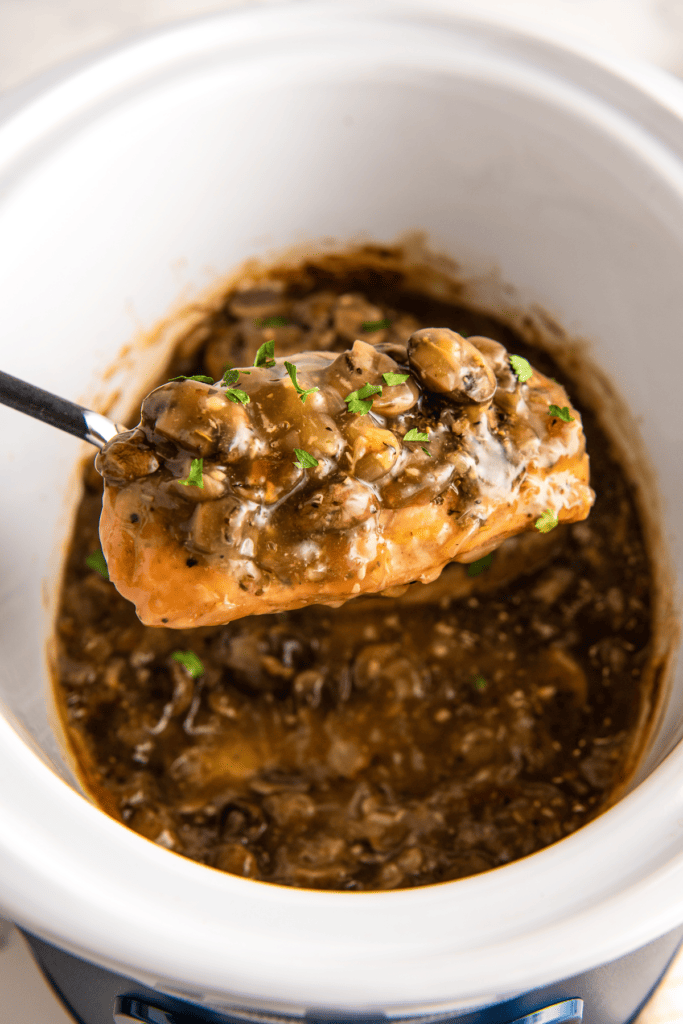 Crock Pot Chicken Marsala | Easy Dinner Ideas