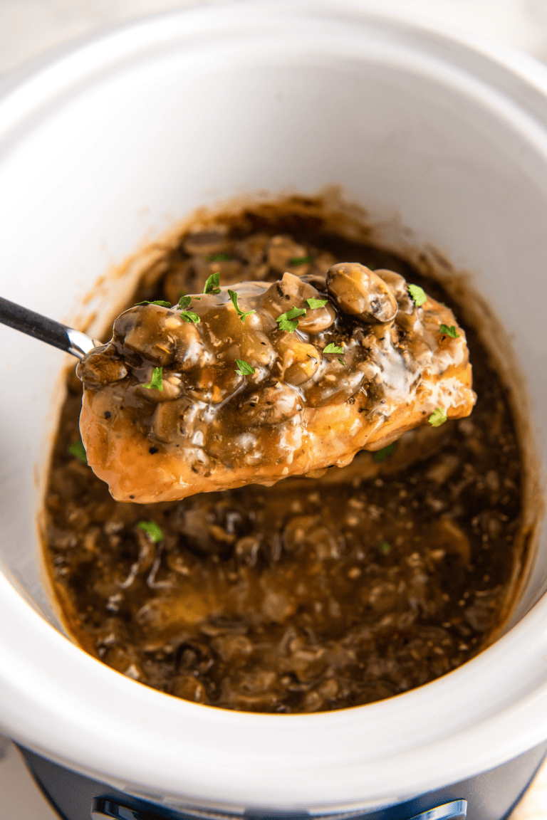 Crock Pot Chicken Marsala | Easy Dinner Ideas