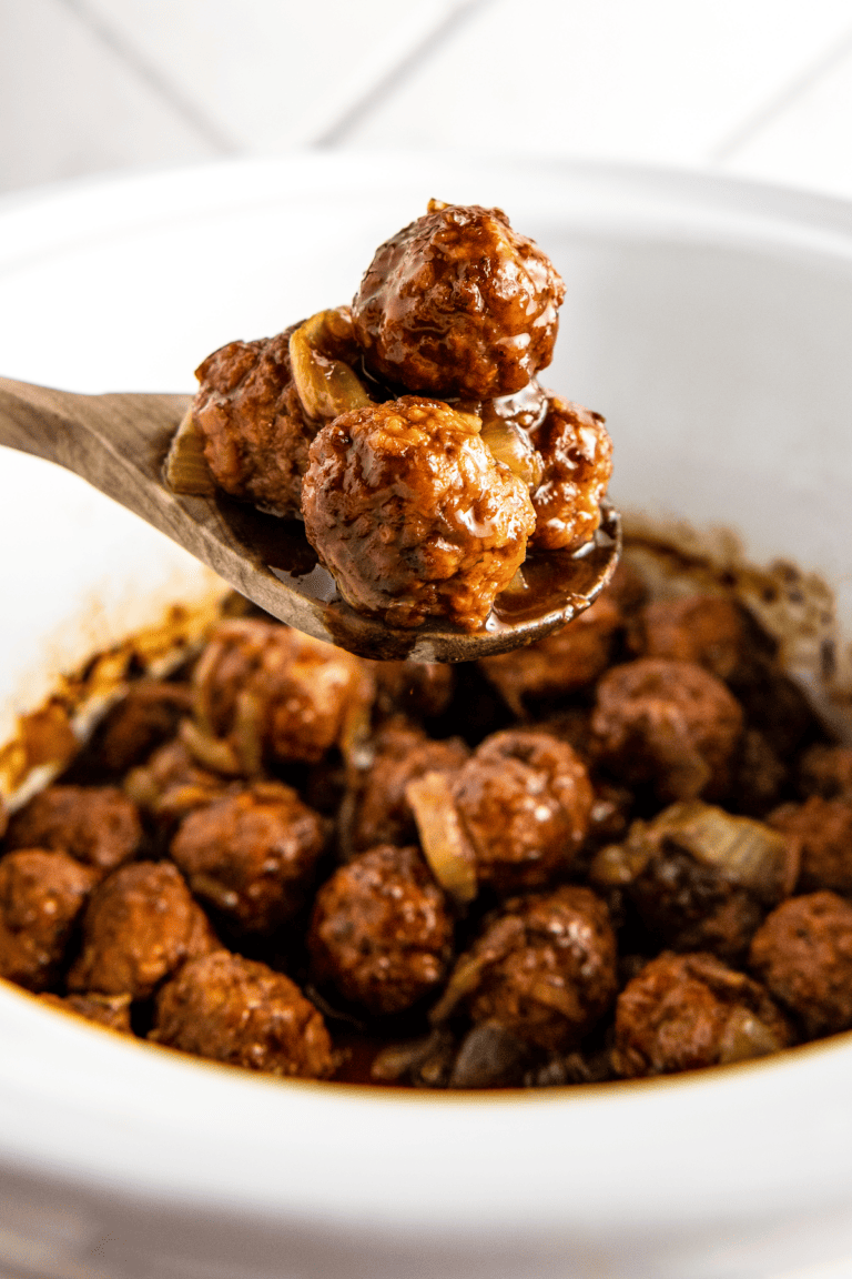 French Onion Meatballs Recipe | Easy Dinner Ideas