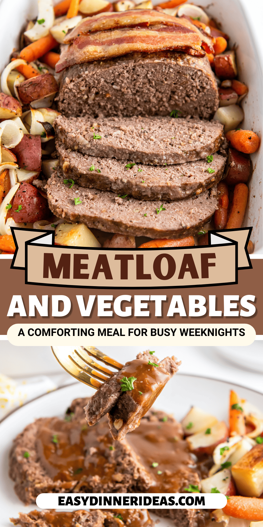 Easy Meatloaf With Vegetables | Easy Dinner Ideas