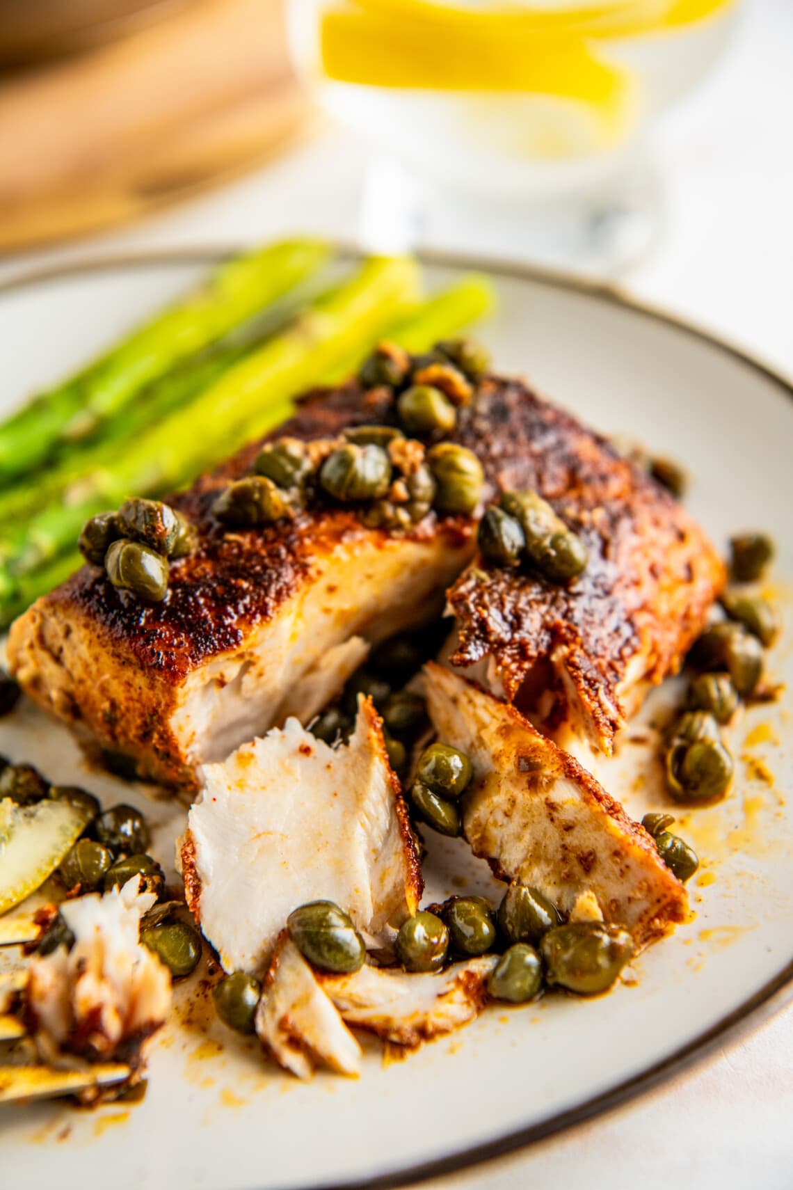 Pan Seared Mahi Mahi Recipe with Lemon Caper Sauce!