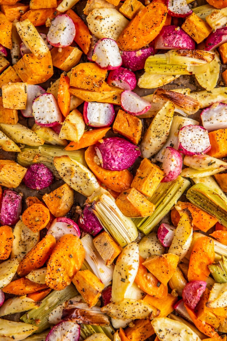 Roasted Root Vegetables Recipe | Easy Dinner Ideas