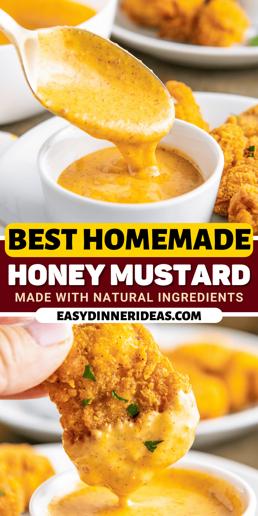 Best Homemade Honey Mustard Recipe | Easy Dinner Ideas