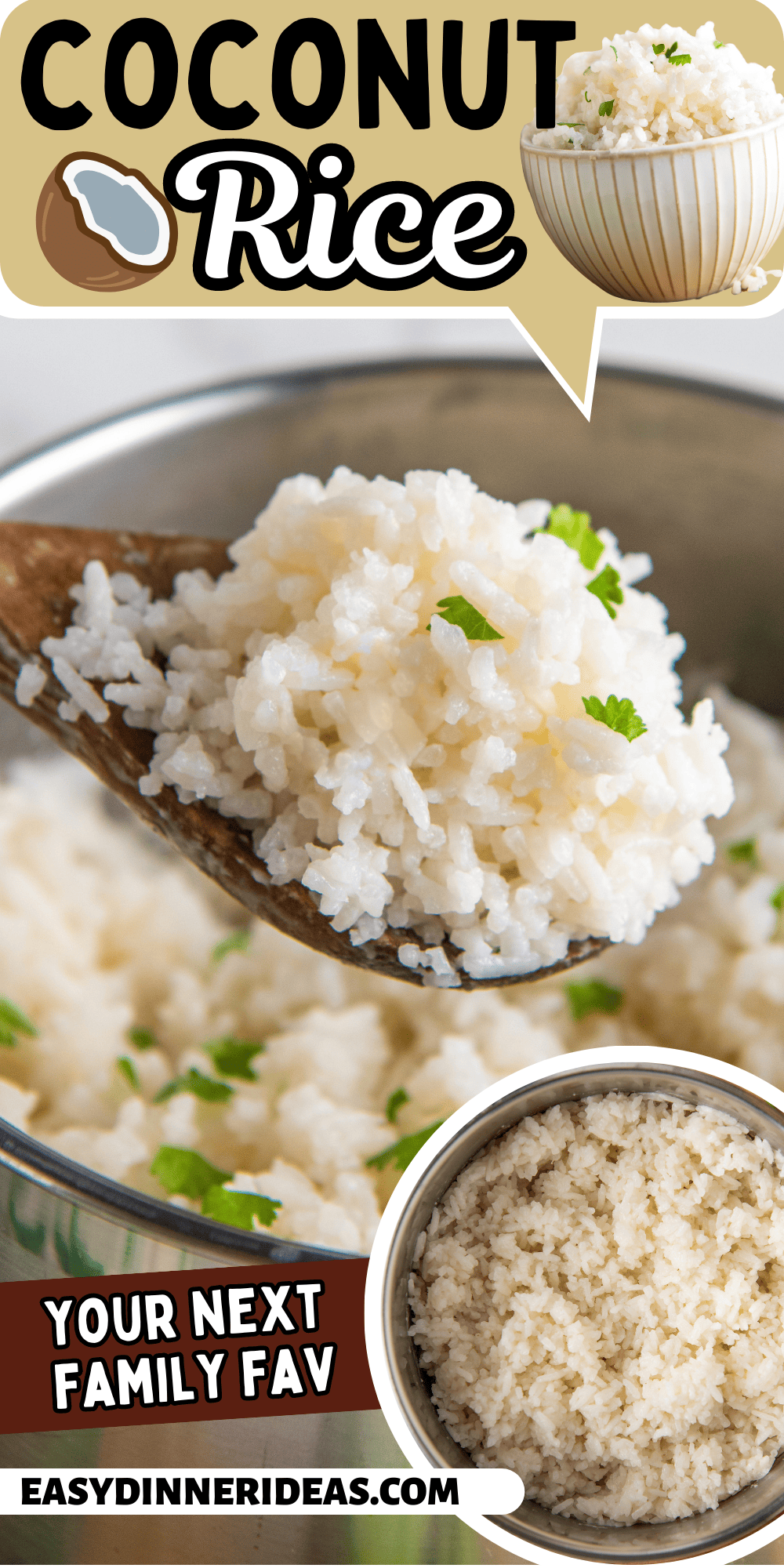 Fluffy Coconut Rice Recipe | Easy Dinner Ideas