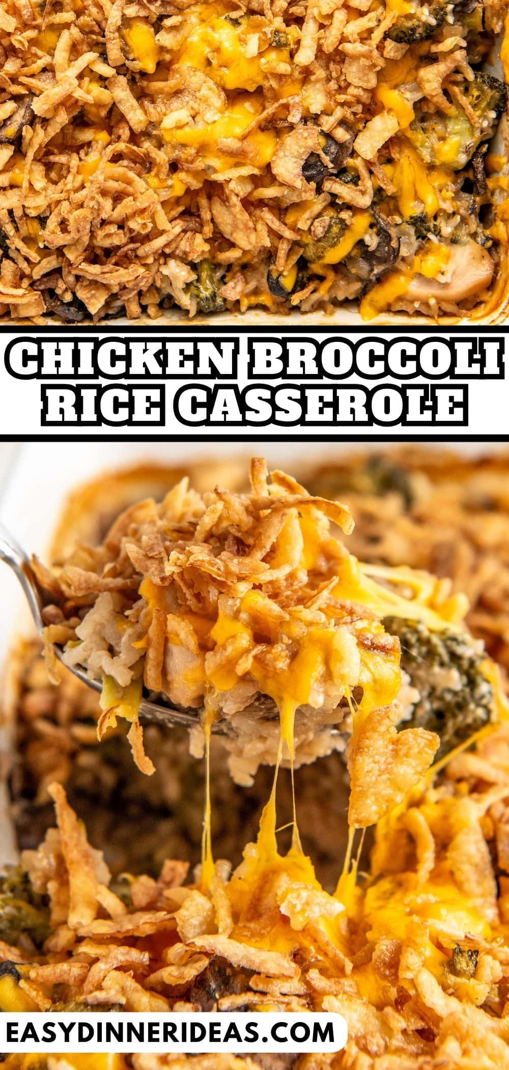 Chicken Broccoli Rice Casserole | Easy Dinner Ideas