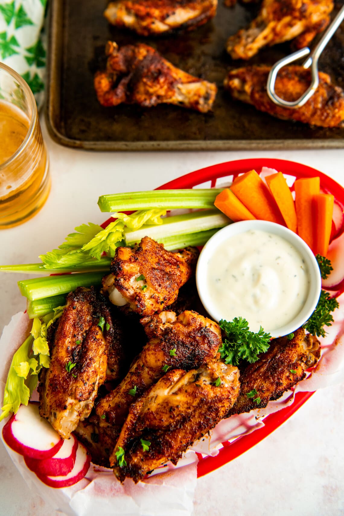 Cajun Baked Chicken Wings Recipe | Easy Dinner Ideas