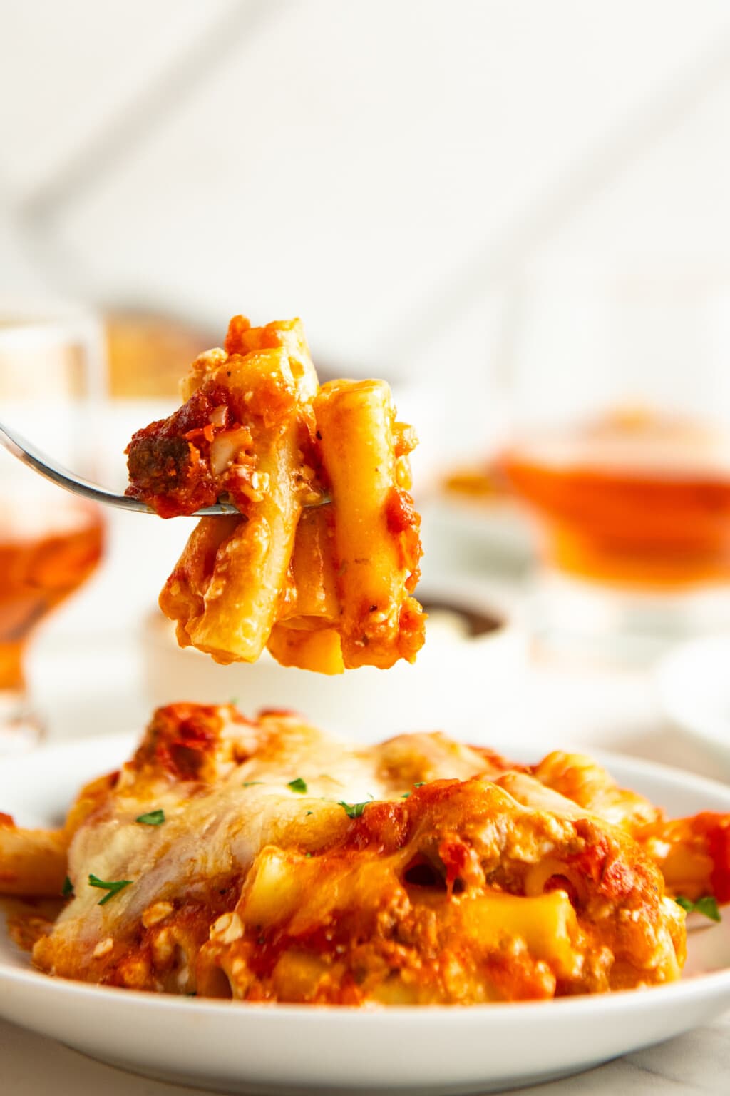 Oh-So-Cheesy Baked Ziti Recipe | Easy Dinner Ideas