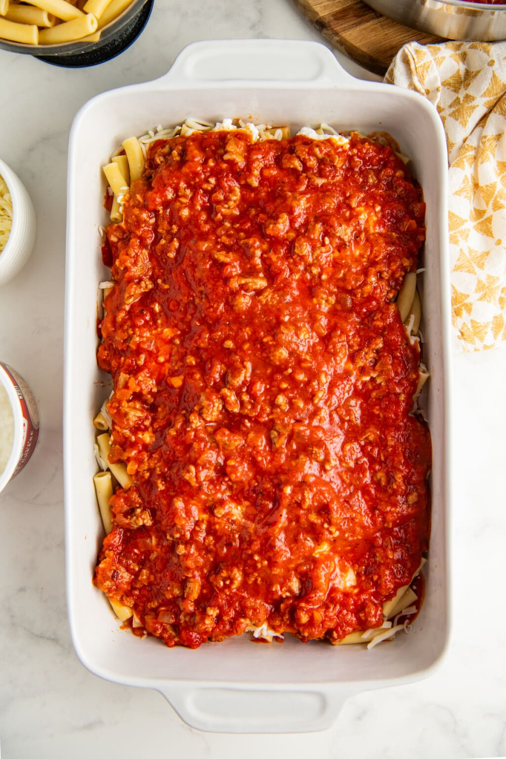 Oh-So-Cheesy Baked Ziti Recipe | Easy Dinner Ideas