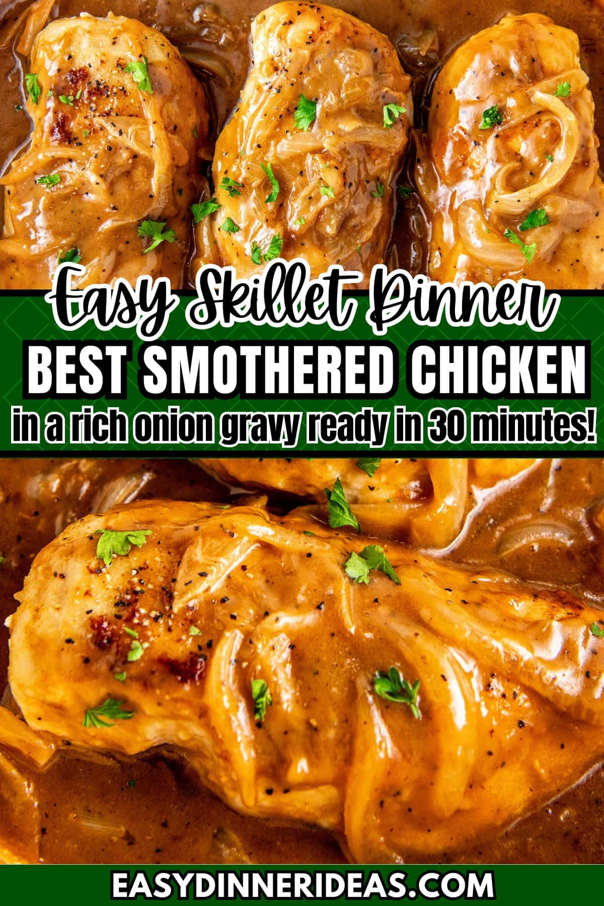 Smothered Chicken | Easy Dinner Ideas