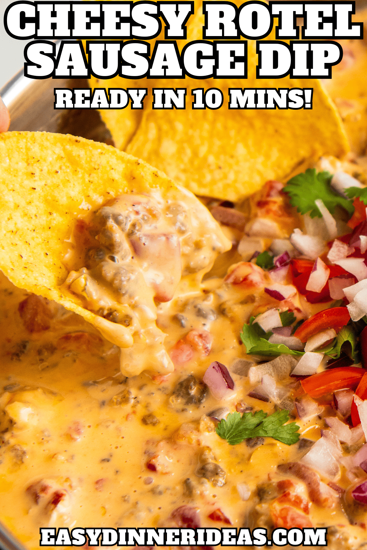 Velveeta Rotel Sausage Dip | Easy Dinner Ideas