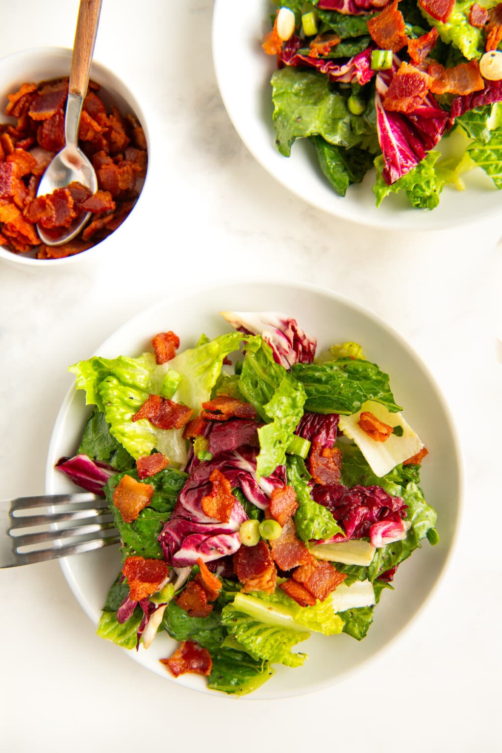 Wilted Lettuce Salad With Hot Bacon Dressing | Easy Dinner Ideas