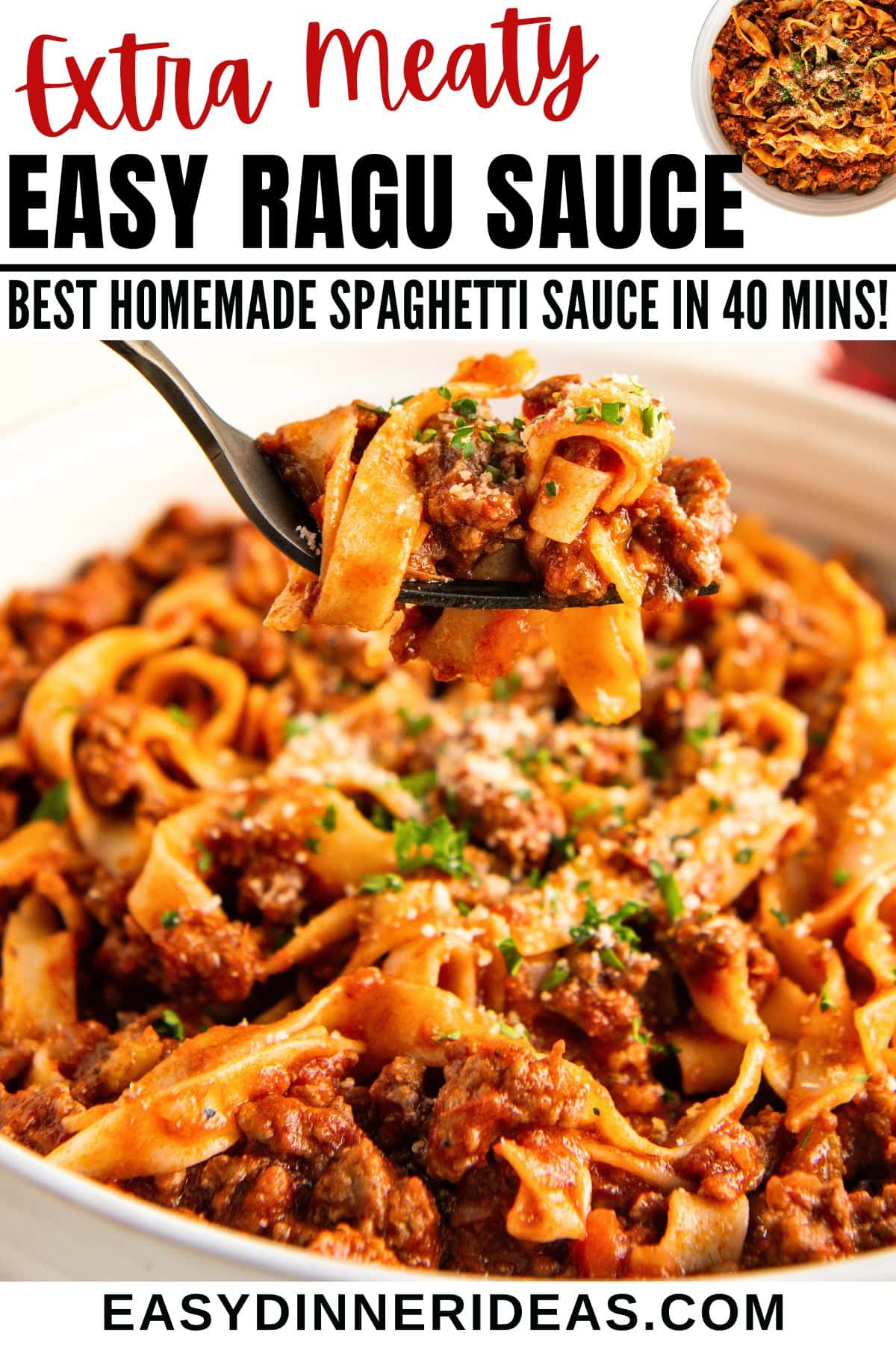 Homemade Ragu Sauce Recipe | Easy Dinner Ideas