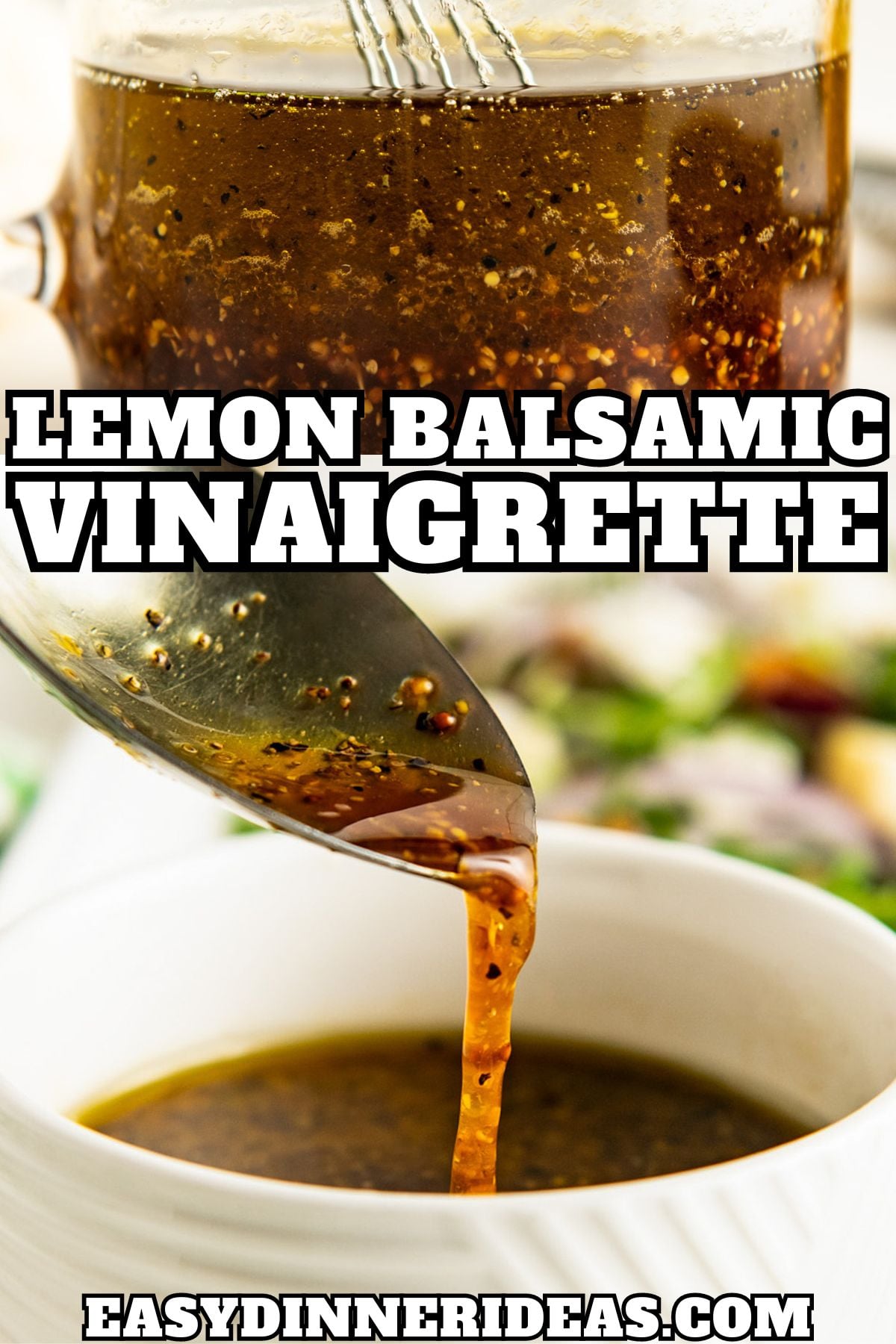 Lemon Balsamic Vinaigrette Recipe | Easy Dinner Ideas
