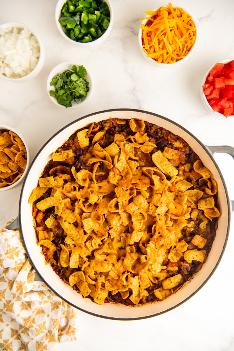 Easy Skillet Frito Pie Recipe | Easy Dinner Ideas