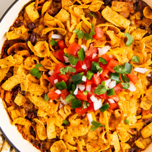 Easy Skillet Frito Pie Recipe | Easy Dinner Ideas