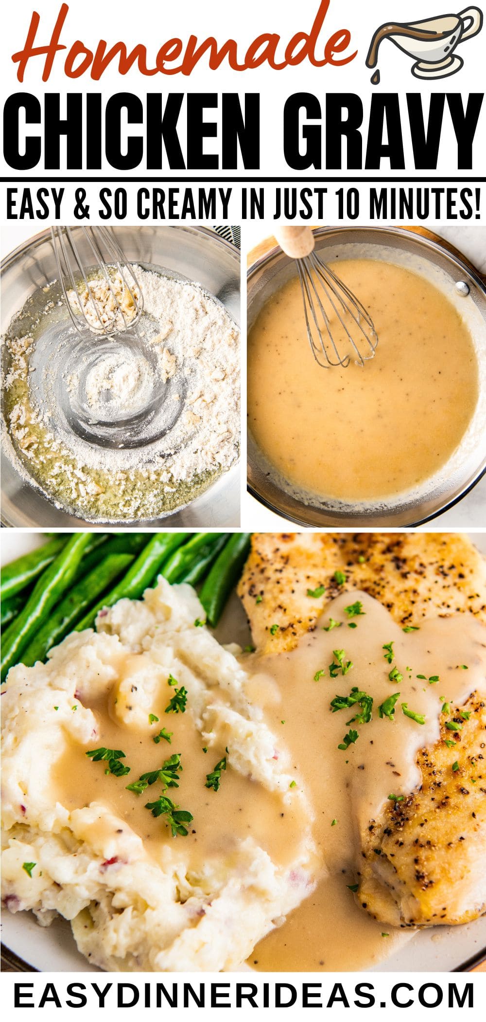 Best Homemade Chicken Gravy Recipe | Easy Dinner Ideas