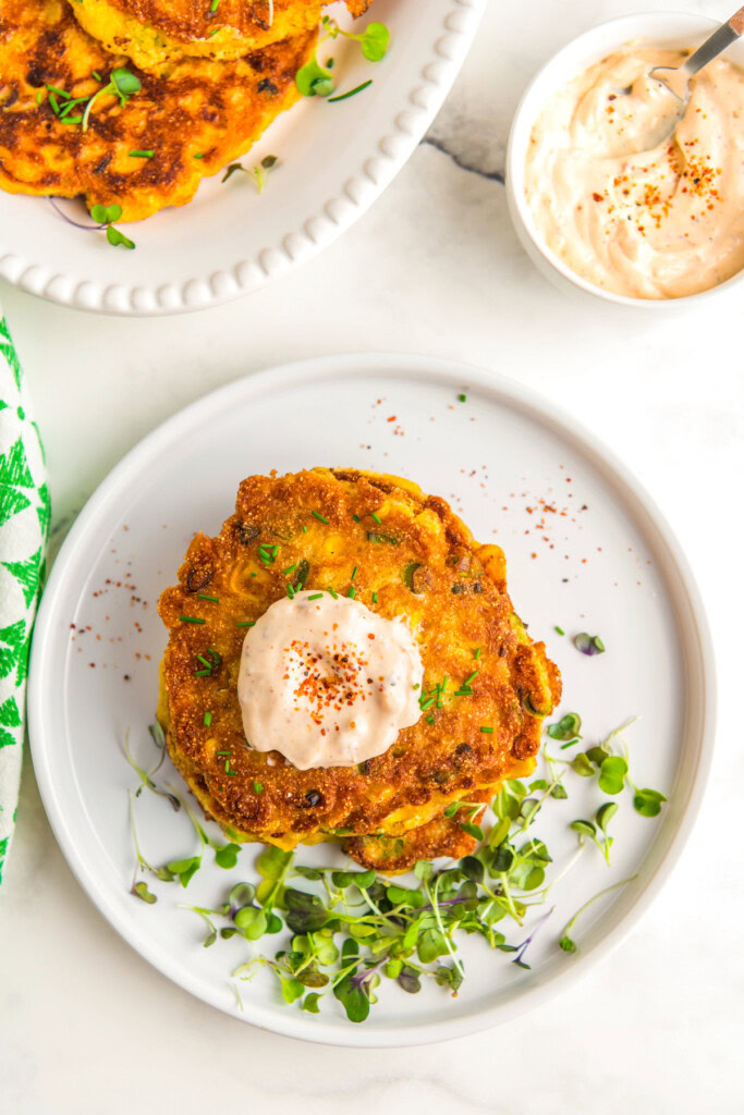 Simple Corn Fritter Recipe | Easy Dinner Ideas