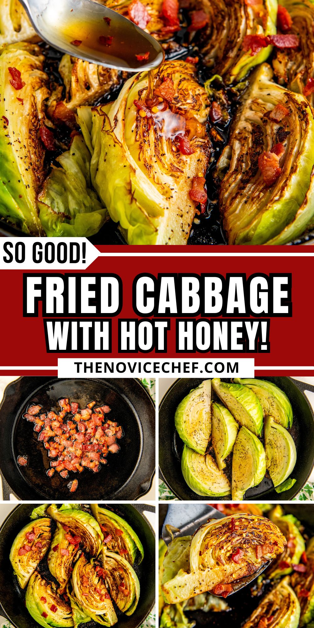 Hot Honey Fried Cabbage Recipe | Easy Dinner Ideas