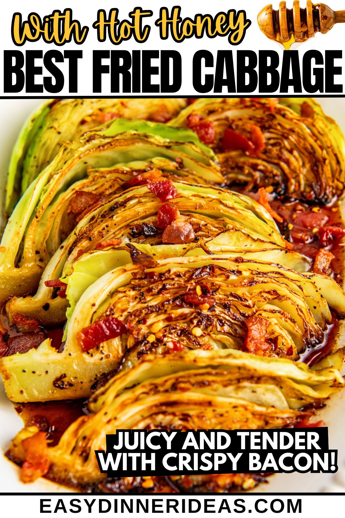 Hot Honey Fried Cabbage Recipe | Easy Dinner Ideas