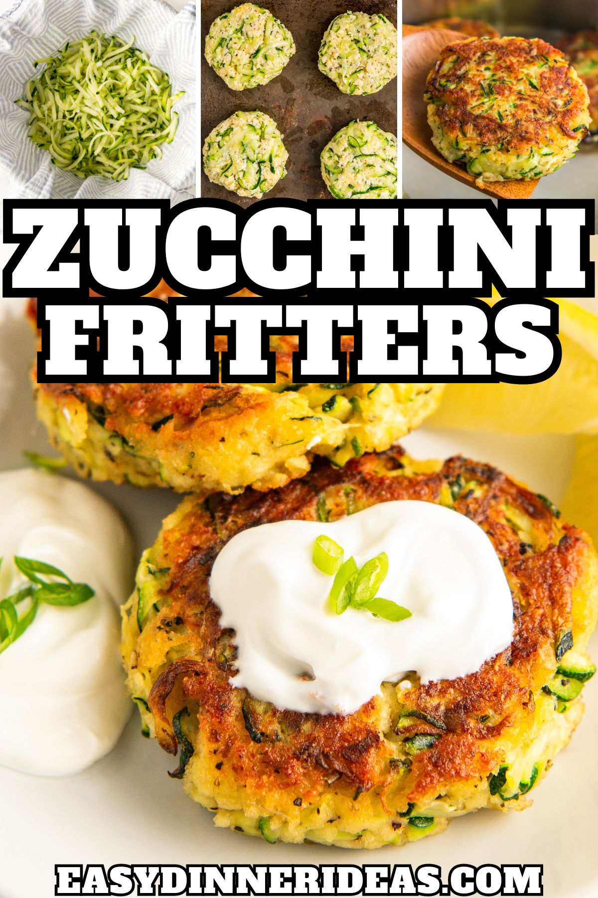 Crispy Zucchini Fritters Recipe | Easy Dinner Ideas