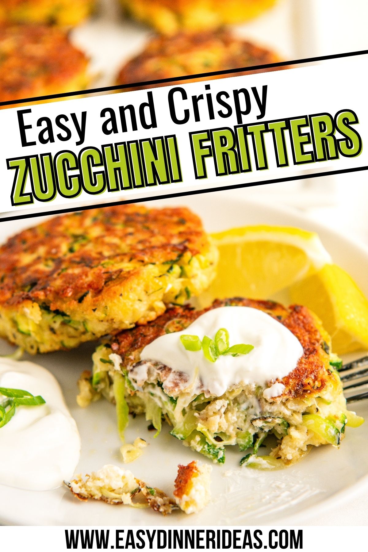 Crispy Zucchini Fritters Recipe | Easy Dinner Ideas